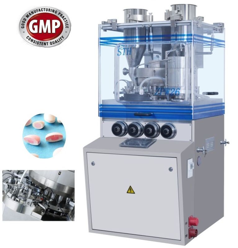 Tablet di mesin kompresi Tablet Core tablet, 26 Stasiun dengan layar sentuh